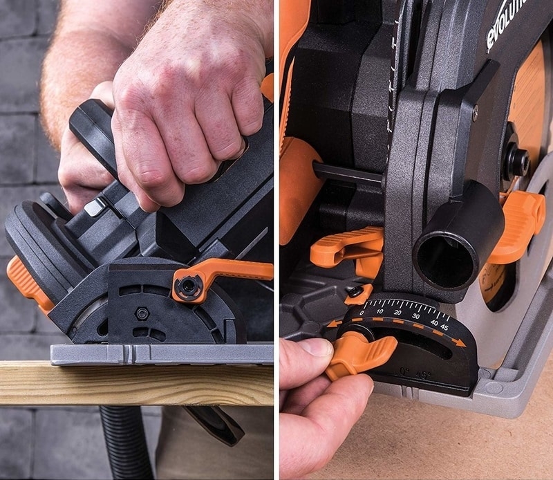 Fierastrau circular de mana cu sina de ghidaj R185CCSX EU Evolution 027 ...